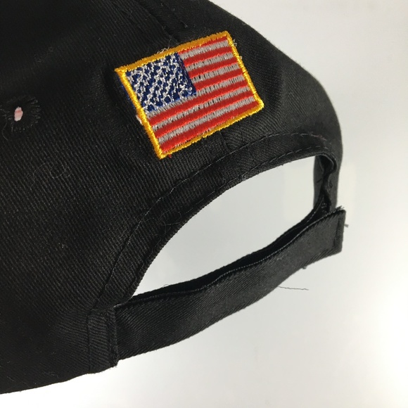 NRA | Accessories | Nra Flag Logo Golden Eagles Black Baseball Hat ...